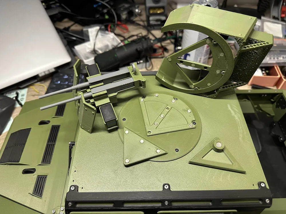 Catmaw AFV RC rotatable turret - Free 3D Print Model - MakerWorld