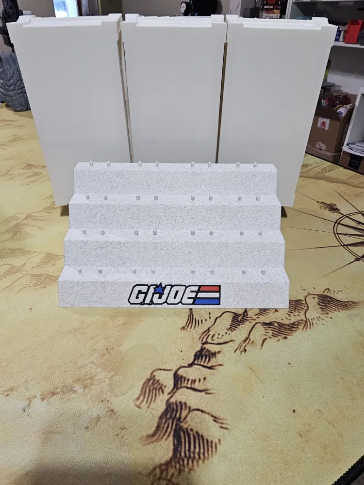 GI JOE Action Figure Display Stand–Tiered Showcase - Free 3D Print ...