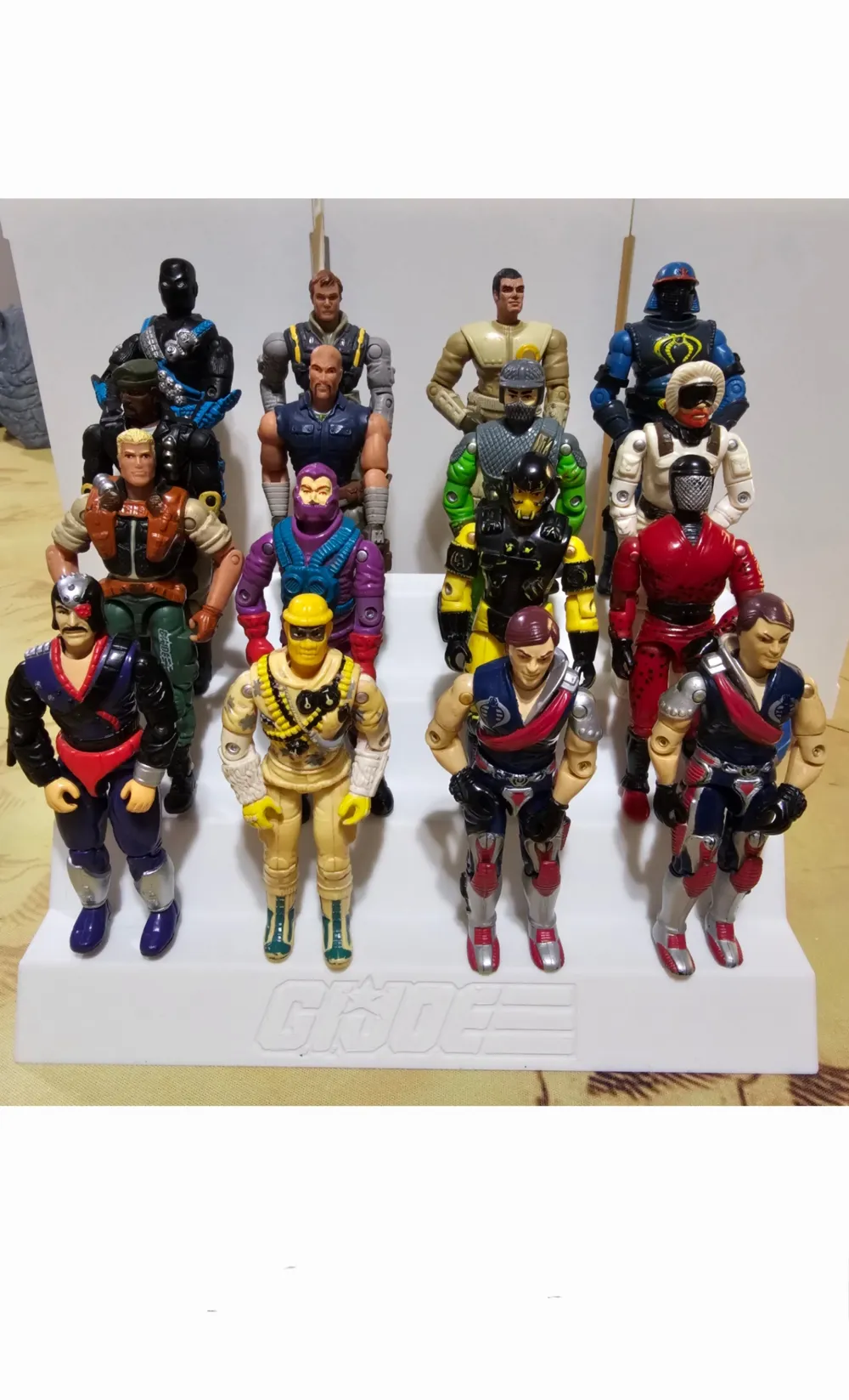 GI JOE Action Figure Display Stand–Tiered Showcase - Free 3D Print ...