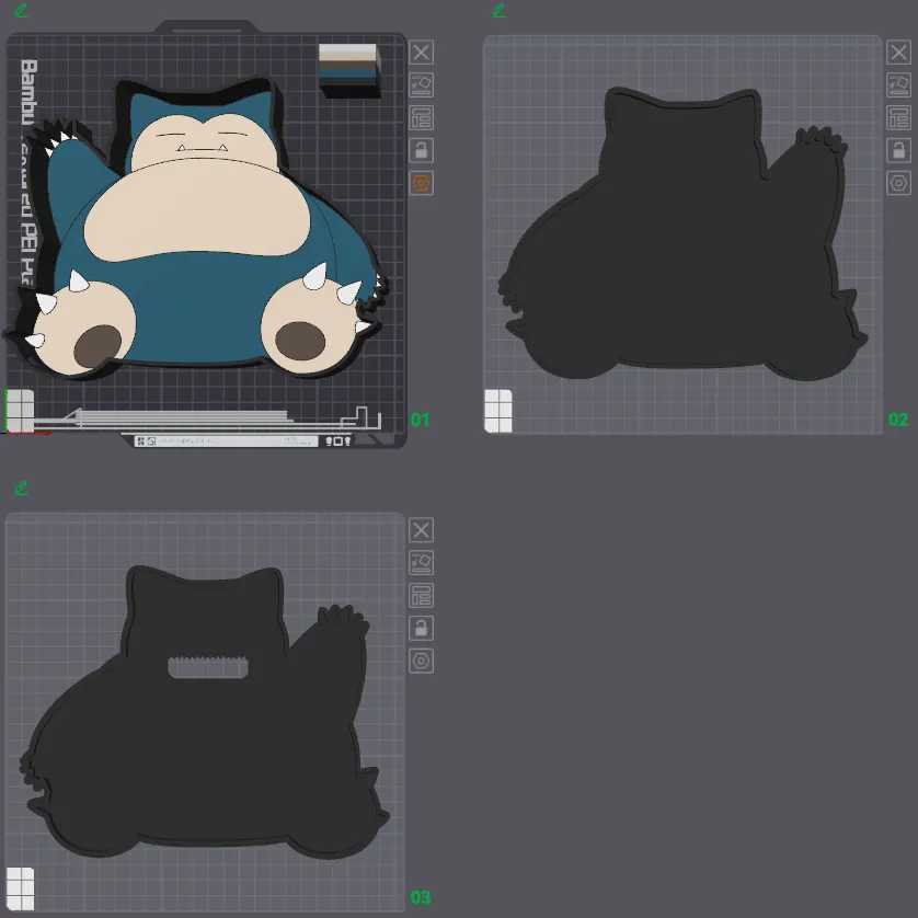 Pokemon - 0143 Snorlax LED Lamp by BeeTee 3D - MakerWorld