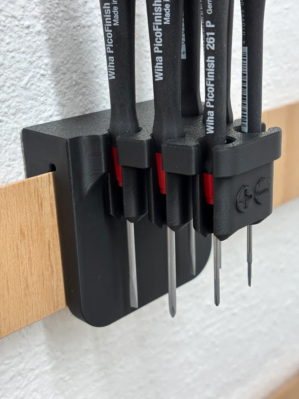 Wiha PicoFinish Screwdriver French Cleat Holder - Free 3D Print Model ...