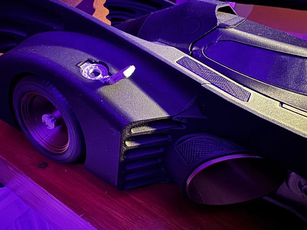 89 Batmobile - movie accurate edition - Free 3D Print Model - MakerWorld