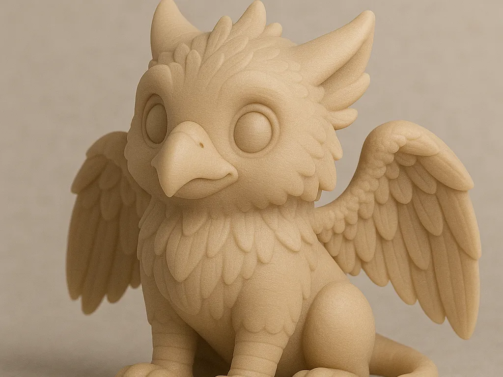 Cute little Griffin - Free 3D Print Model - MakerWorld