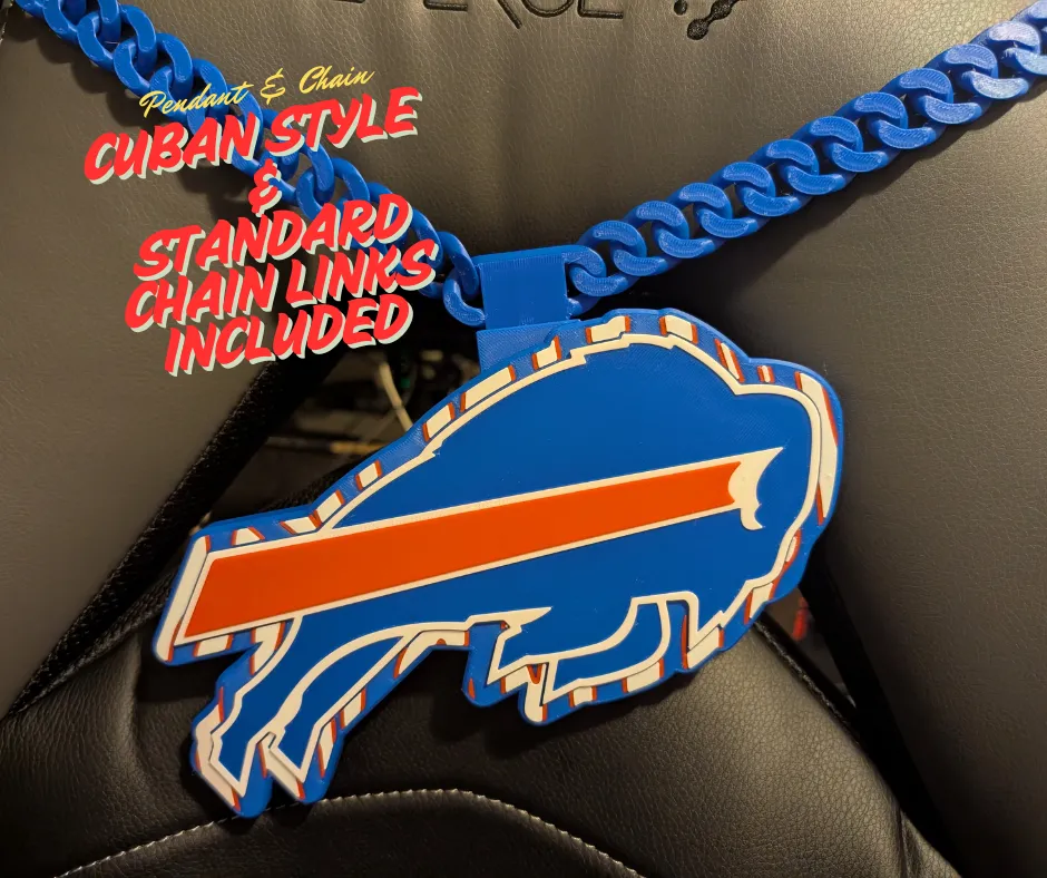 Buffalo Bills Oversized Pendant and Chain by MFDesigns3D MakerWorld ...