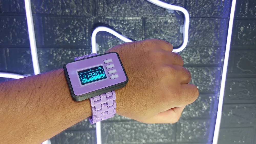 DIY Smartwatch Case for ESP32-C3 & 0.96" OLED by HD Robotics ...