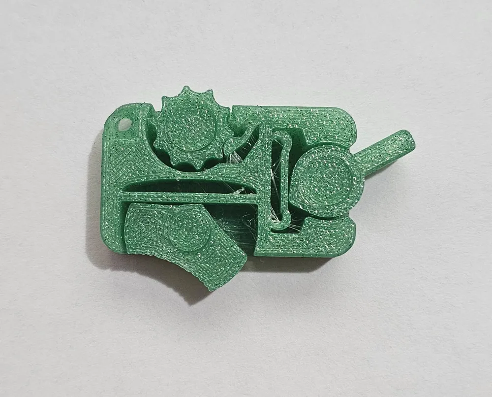 Fidget Clicker Print In Place - Free 3D Print Model - MakerWorld