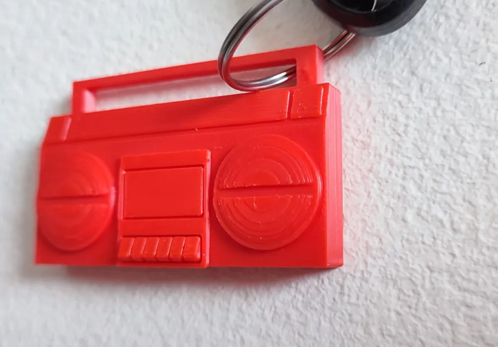 Stereo Vintage Musicasette 80s Keychain by Sakkez Games - MakerWorld