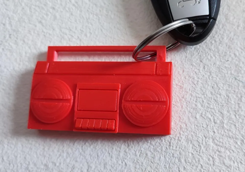 Stereo Vintage Musicasette 80s Keychain by Sakkez Games - MakerWorld