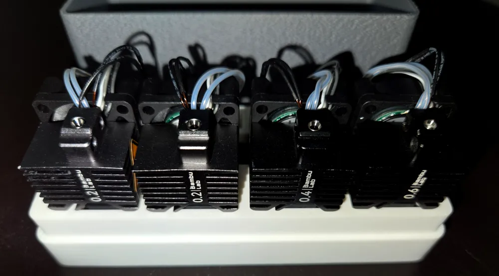 (4x) vertical Hotend Storage Box - BBL X1c Hotends Remixed by ...