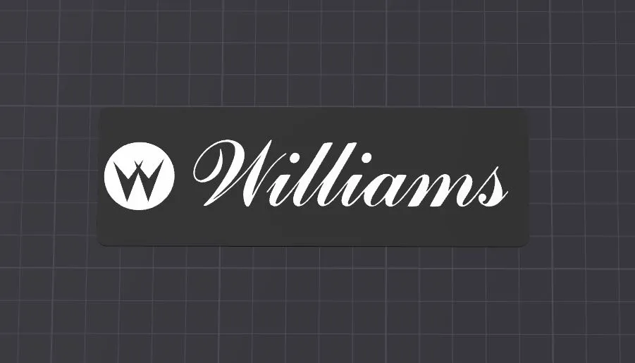 Arcade - Williams control panel badge by Onji - MakerWorld