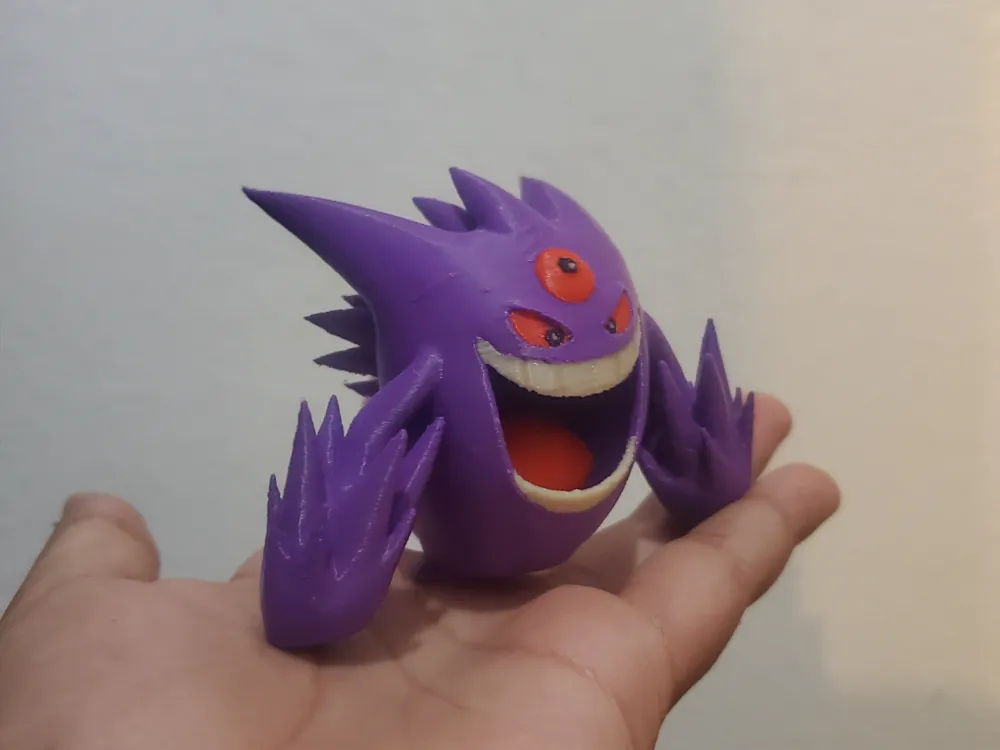Mega Gengar (color) - Free 3D Print Model - MakerWorld