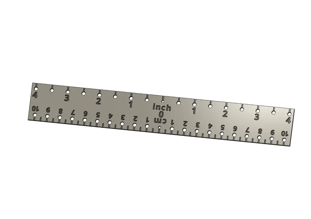 3in1 Punch Locator Compass Ruler by MrWays Designs - MakerWorld