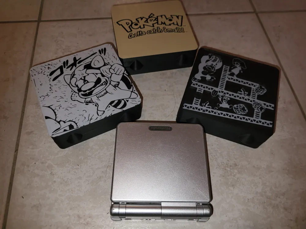 gba sp case donkey kong by 3d_lizard MakerWorld: Download Free 3D Models