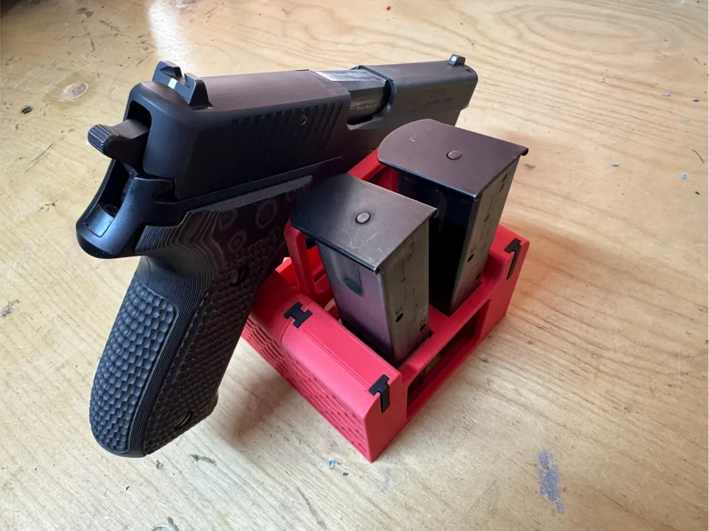 Modular Handgun Magazine Rack Holder by Match_King MakerWorld: Download ...