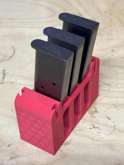 Modular Pistol Gun Magazine Rack Holder by Match_King MakerWorld ...