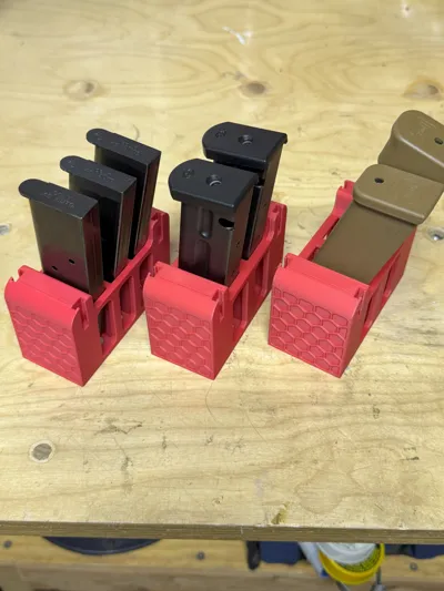 Modular Pistol Gun Magazine Rack Holder by Match_King MakerWorld ...