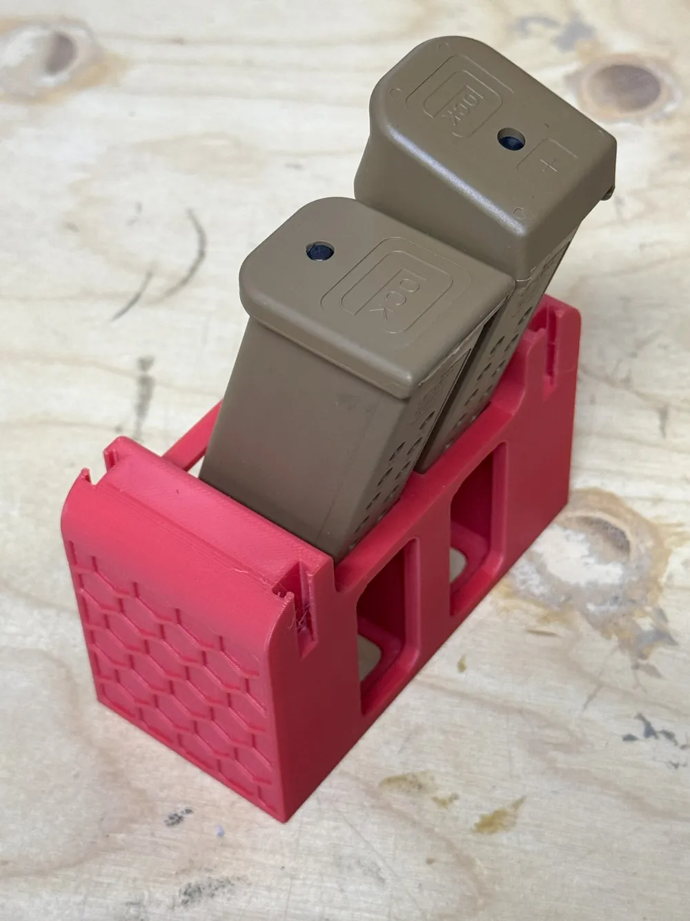 Modular Pistol Gun Magazine Rack Holder - Free 3D Print Model - MakerWorld