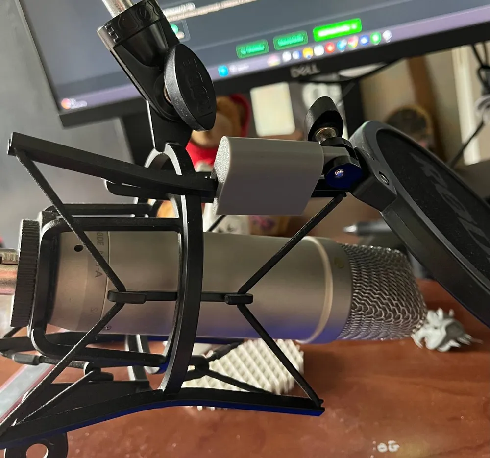 Rode NT1-A pop filter mount by ilisho - MakerWorld