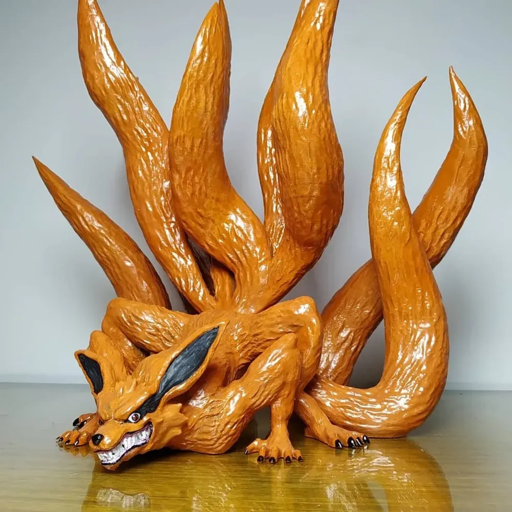 Ninetales Kurama Naruto Hokage by 陌上开菊花 - MakerWorld