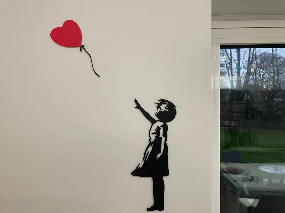 Banksy - Balloon Girl by Stag 3D - MakerWorld