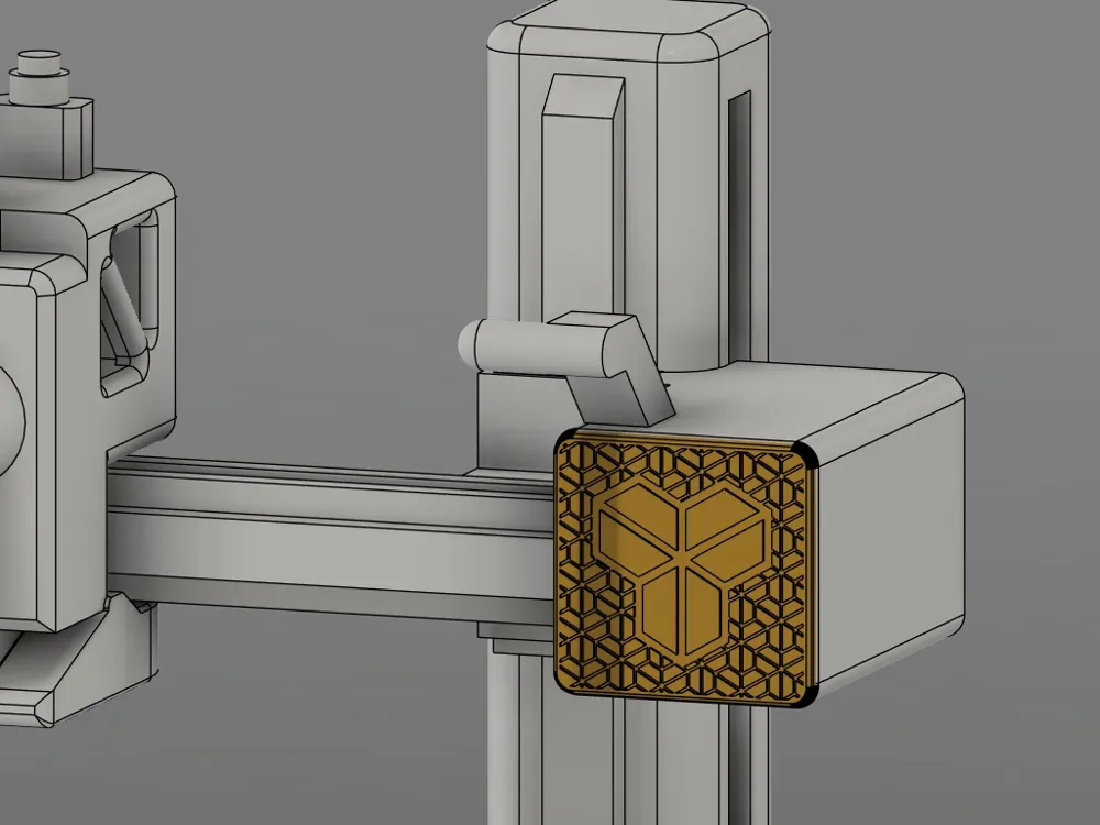 A1 Mini X-Motor Cover (trapezoid pattern) - Free 3D Print Model ...