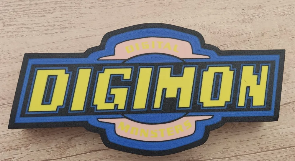 Digimon Logo Wall Art by Sitsero - MakerWorld