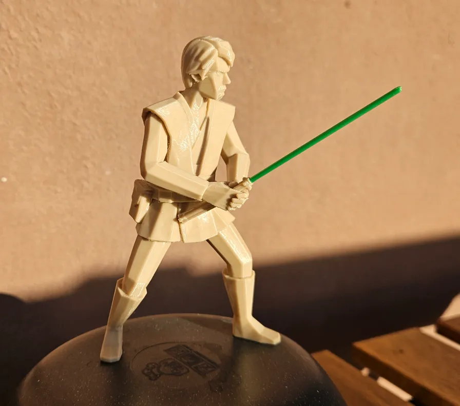 Highly detailed low poly Luke Skywalker figure by MAXSIMO MakerWorld ...