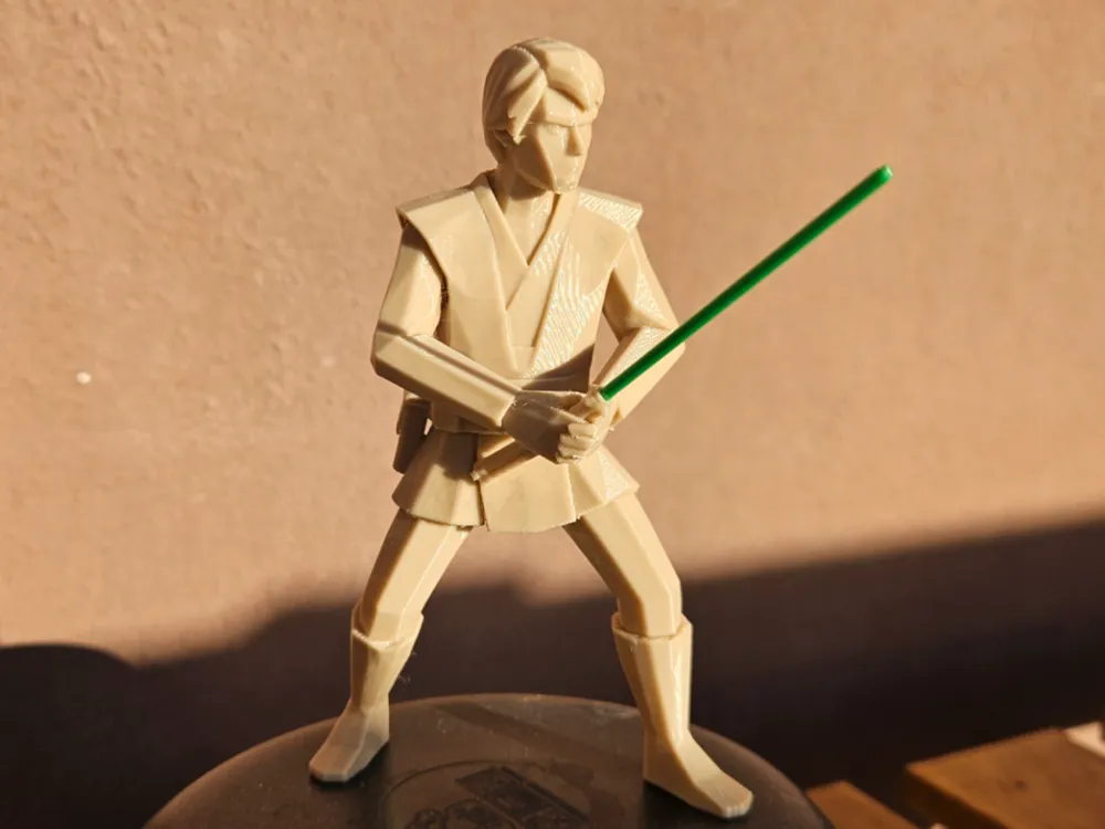 Highly detailed low poly Luke Skywalker figure by MAXSIMO MakerWorld: Download Free 3D Models