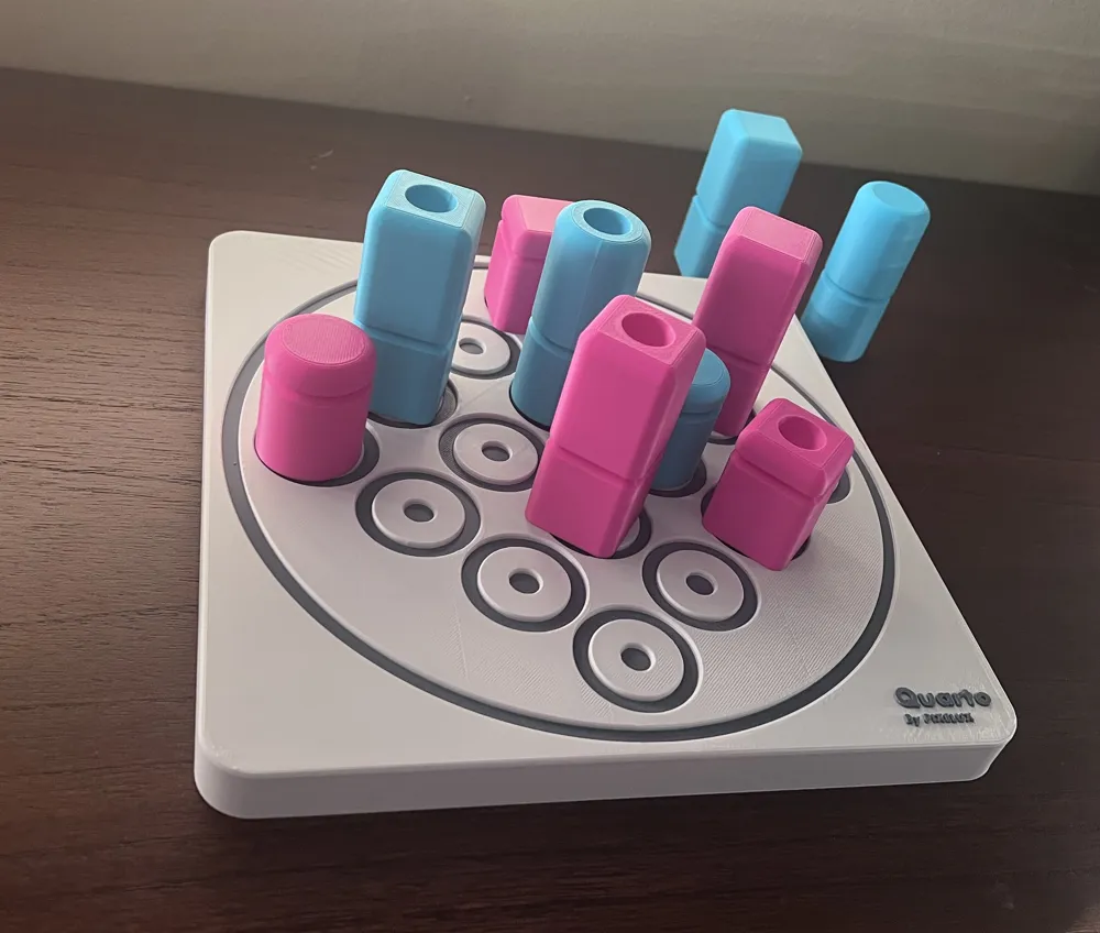 Quarto – Board Game (Minimalist & Cozy Edition) - Free 3D Print Model ...