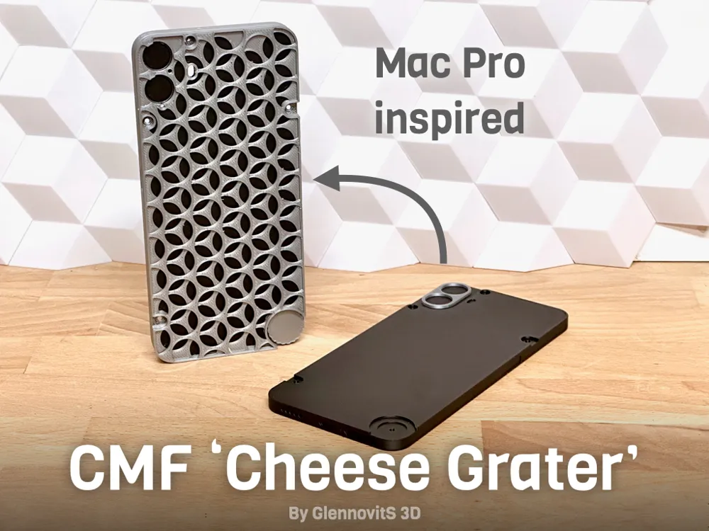 CMF Cheese Grater (Mac Pro inspired phone cover) by GlennovitS 3D ...