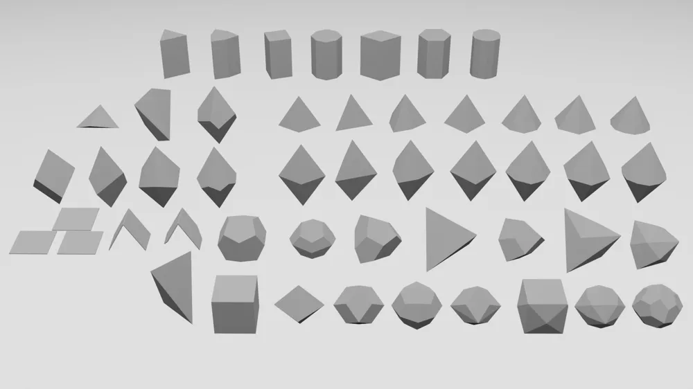 The 48 Special Crystal Forms by MniamPL - MakerWorld