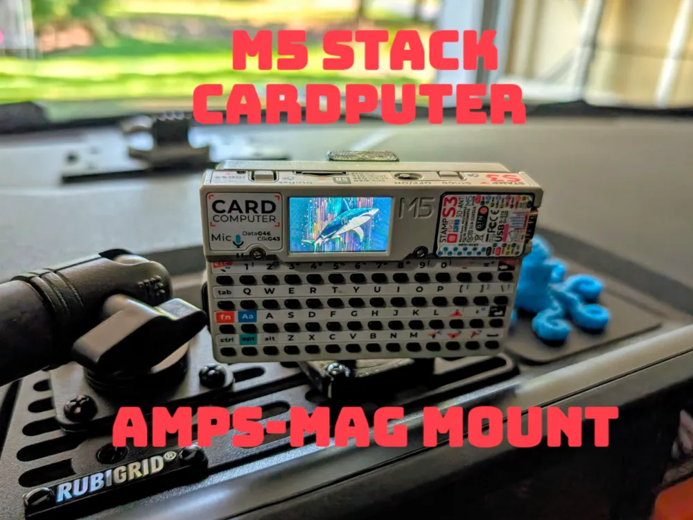 M5Stack Cardputer Mag Mount by DiveBombDom - MakerWorld