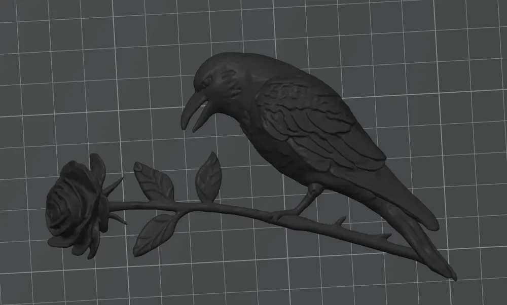 Rose of Crows - Free 3D Print Model - MakerWorld