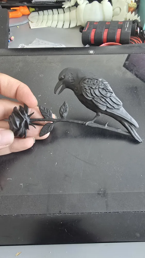 Rose of Crows - Free 3D Print Model - MakerWorld