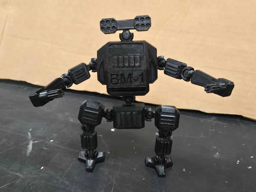 BATTLE MECH FIDGET POSABLE MECH EASY PRINT - Free 3D Print Model ...
