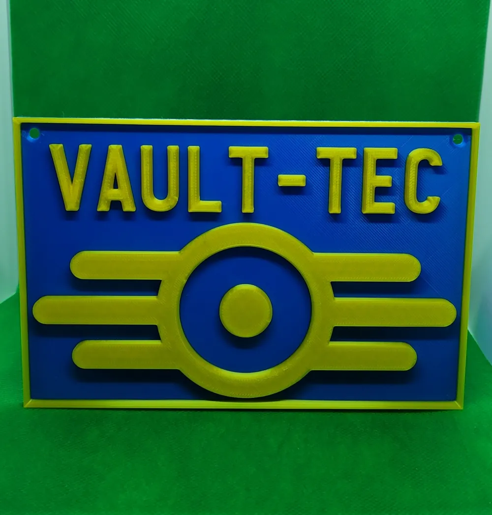 FALLOUT VAULT TEC LOGO Remixed by makerdavid3d - MakerWorld