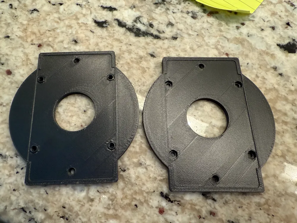 Reolink Turret Camera Mount for 1 Gang Box Remixed by bdwilson - MakerWorld