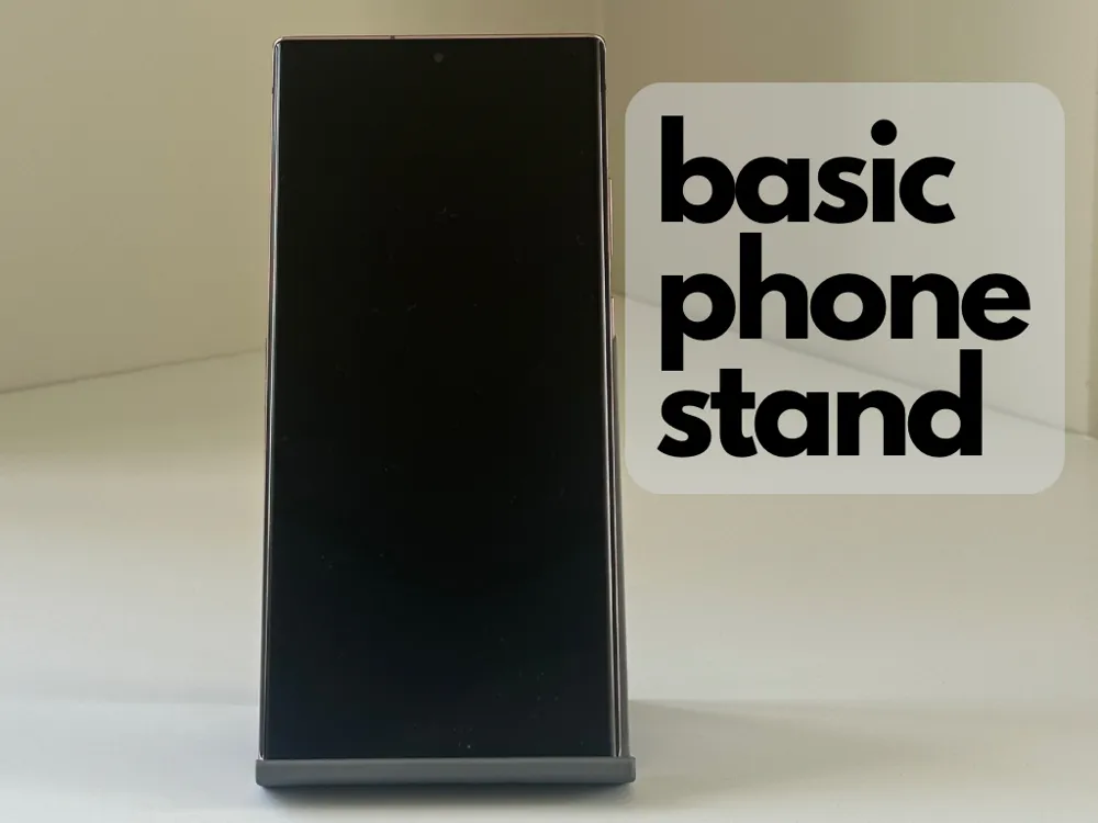 A Basic Phone Stand by FireDragon3D - MakerWorld