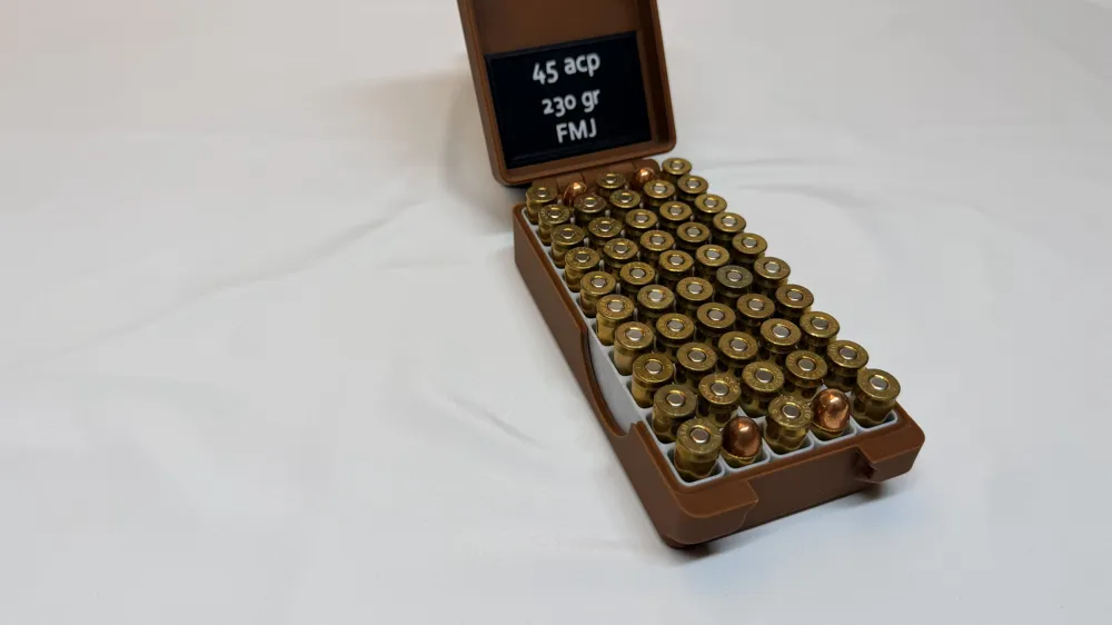 Snaplock 45acp Ammo Box + Expanding Tray - Free 3D Print Model - MakerWorld