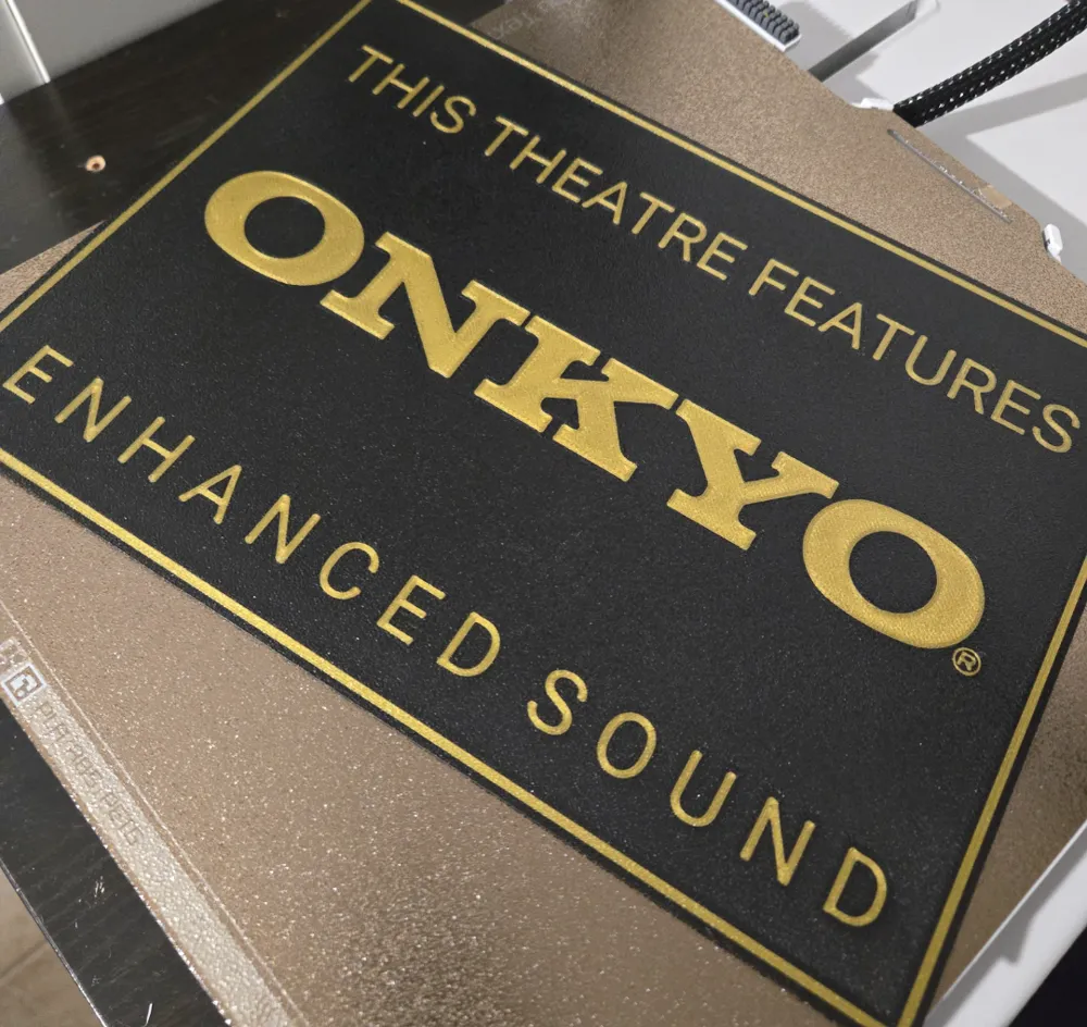 Home Theater Onkyo Sign by oneill - MakerWorld