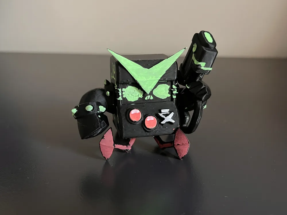 Virus 8-bit Brawlstars 7cm height by MaDe in RomeMakerWorld: Download ...