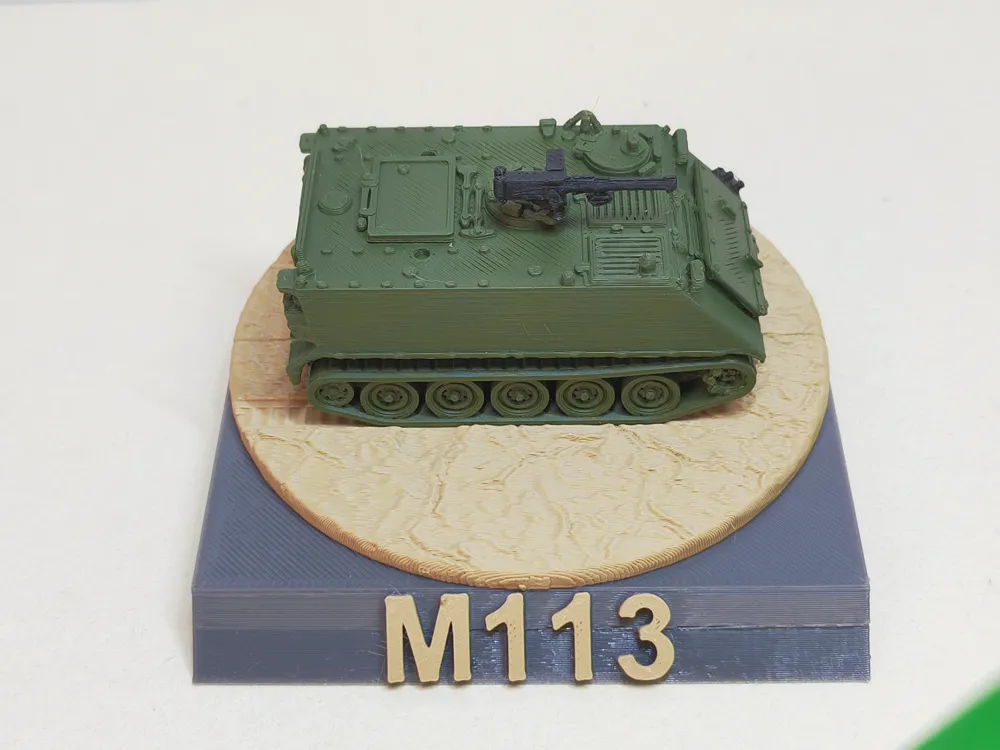 M113 Armored Personnel Carrier Kit Card | 1/72 tank | by 菱鲛LJiao ...