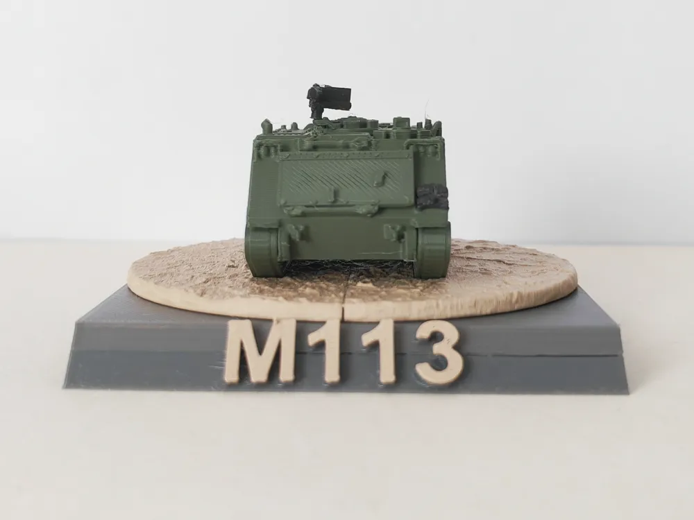 M113 Armored Personnel Carrier Kit Card | 1/72 tank | by 菱鲛LJiao ...