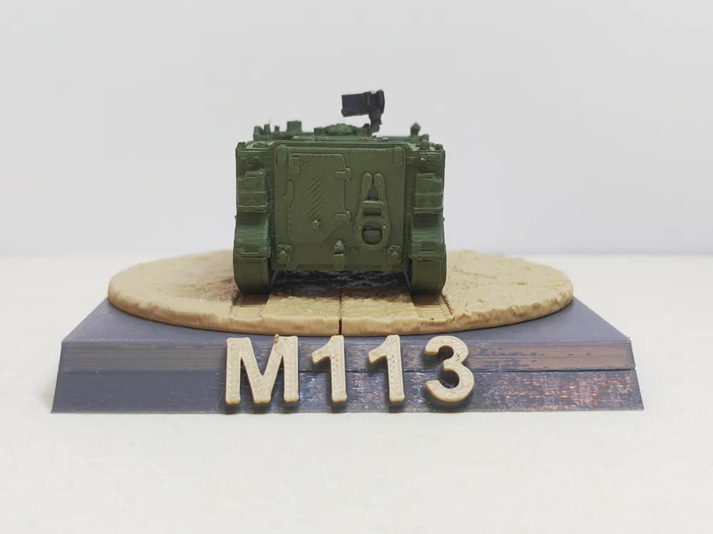 M113 Armored Personnel Carrier Kit Card | 1/72 tank | by 菱鲛LJiao ...
