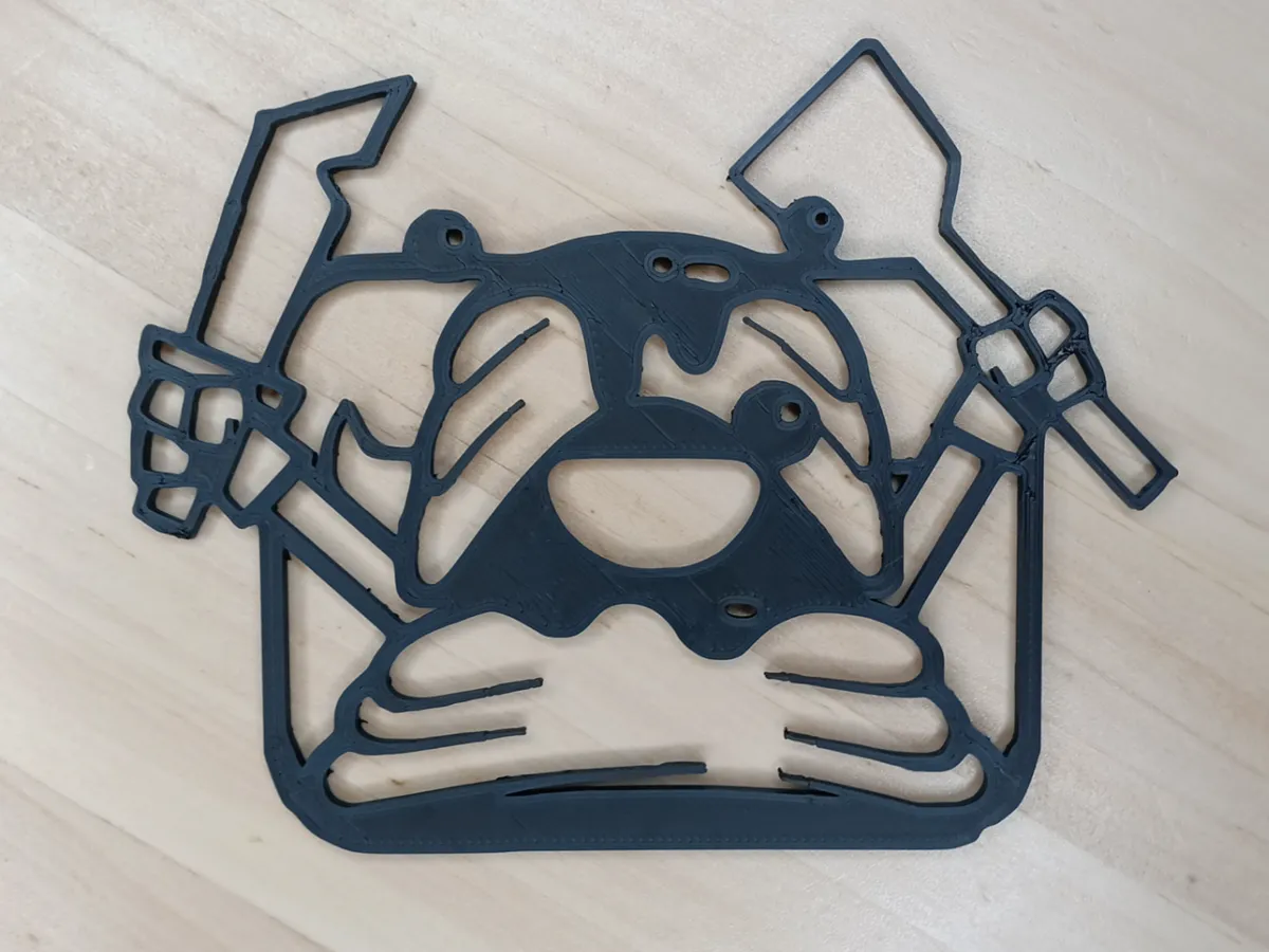 Mini Pekka Wall art from Clash Royale - Free 3D Print Model - MakerWorld