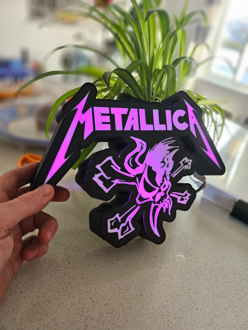 Metallica Lightbox RGB-LED by Tommy Gun - MakerWorld