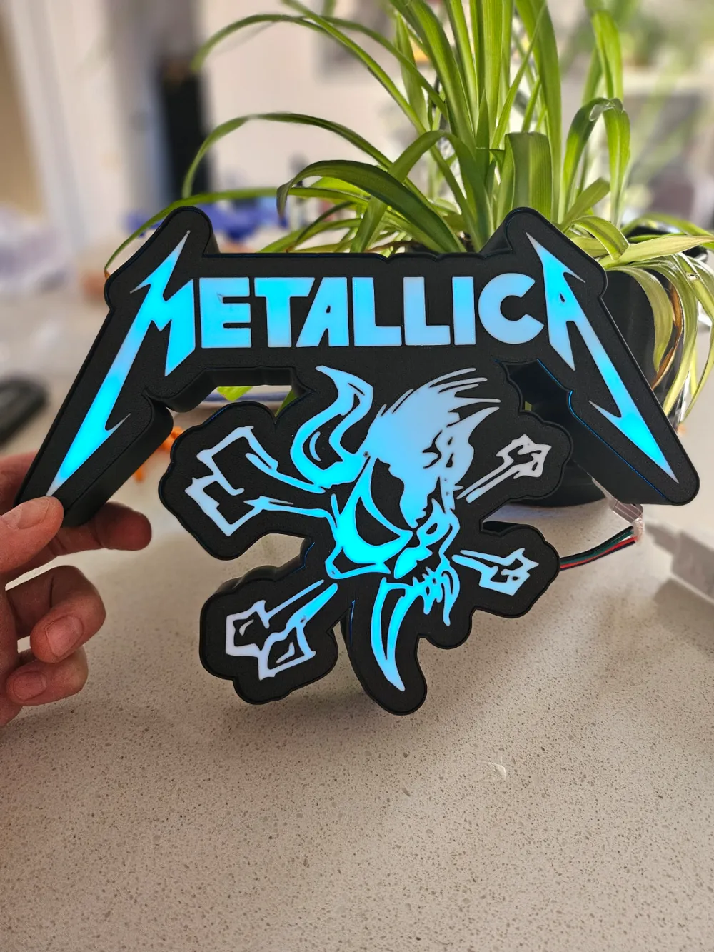 Metallica Lightbox RGB-LED by Tommy Gun - MakerWorld
