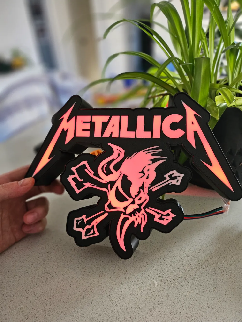 Metallica Lightbox RGB-LED by Tommy Gun - MakerWorld