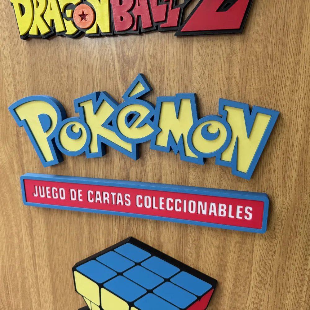 Pokémon Trading Card Game Logo (AMS & Split) ES - Free 3D Print Model ...