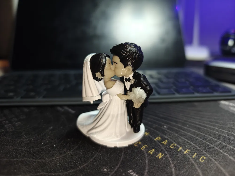 Wedding Couple No.1 – Wedding Cake Topper - Free 3D Print Model ...